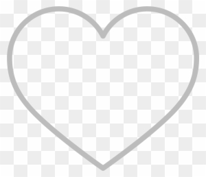 Open - Outline Of A Heart - Free Transparent PNG Clipart Images Download