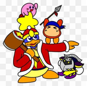 The Kirby Gang By Falkoopa - Cartoon - Free Transparent PNG Clipart ...