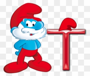 Free Alphabet, Smurf Alphabet, A-z, Png Graphics, Letter - Smurfs The ...