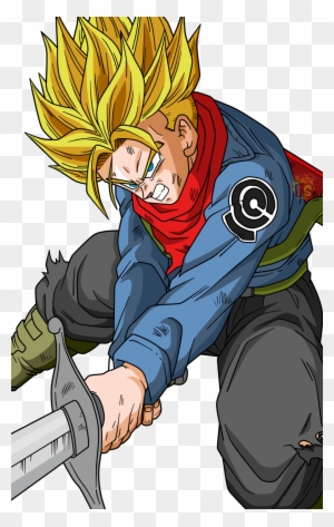Mirai Trunks Chibi - Dragon Ball Super Goku Chibi - Free Transparent ...