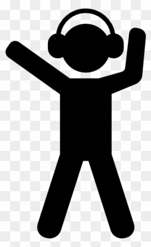 Man Listening To Music Free Icon - Listening To Music Logo - Free ...