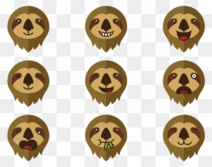 Feeling Clipart Human Emotion - Sloth Icon - Free Transparent PNG ...