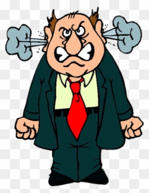Anger - Angry Person Cartoon - Free Transparent PNG Clipart Images Download