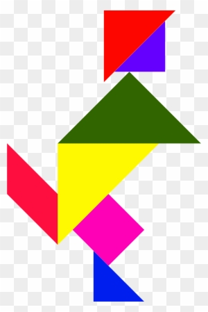 Tangram Pine - Triangle - Free Transparent PNG Clipart Images Download