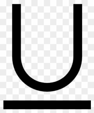 Underline Icon - Icono De Subrayado - Free Transparent PNG Clipart ...