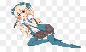 Anime Singer Render By Watashiwamai - Singing Anime Girl Render - Free ...