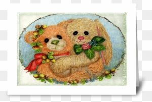 "best Friends" Greeting Card - Greeting Card - Free Transparent PNG ...