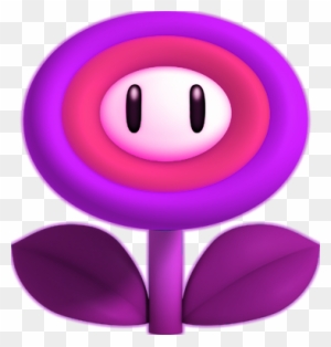 Flower Bubble Flower - Mario Flower Power Ups - Free Transparent PNG ...