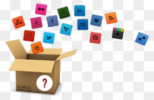 Social Media - Box Of Social Media - Free Transparent PNG Clipart ...