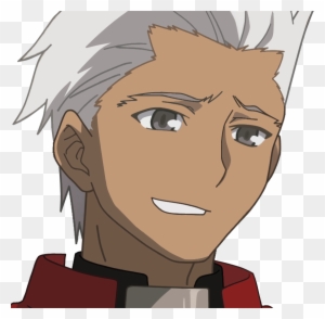 Smug Red Man - Smug Emiya - Free Transparent PNG Clipart Images Download
