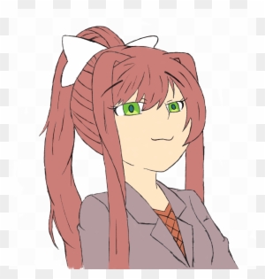 Smug Ika By Platin17 Smug Ika By Platin17 - Ddlc Monika Smile - Free ...