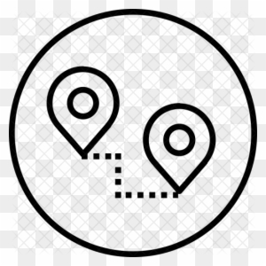 Road Pin Route Gps Destination Distance Map Comments - Route Map Icon ...