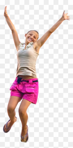 Makespace Arts Girl Jumping - Girl - Free Transparent PNG Clipart ...