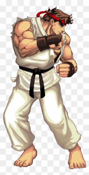 Street Fighter 2 Ryu Gif - Free Transparent PNG Clipart Images Download