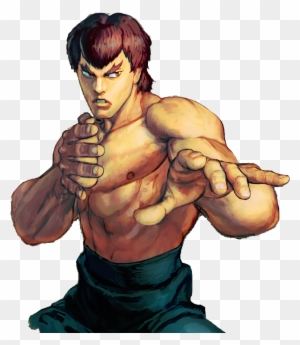 Street Fighter Fei Long Art - Free Transparent PNG Clipart Images Download