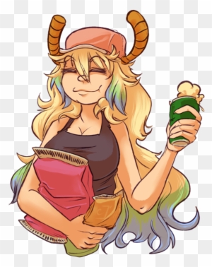 Lucoa By Darkduskshine - Miss Kobayashi's Dragon Maid - Full Size PNG ...