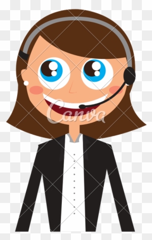 Customer Service Representative - Stock Illustration - Free Transparent ...