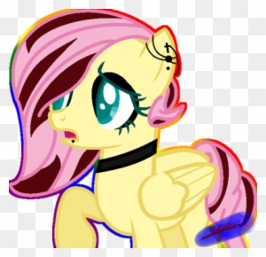 Fluttershy A Goth Or Emo By Theandy-bright - Imagenes De Fluttershy Emo ...