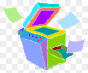 Photocopy Machine Royalty Free Vector Clip Art Illustration - Photocopy ...