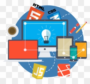 Custom Web Development - Web Development Illustration Png - Free ...