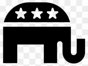 Elephant Republican Symbol Free Icon - Republican Symbol Black And ...