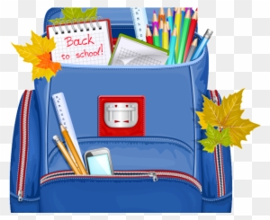 13 - Backpack School Supplies Clipart - Free Transparent PNG Clipart ...