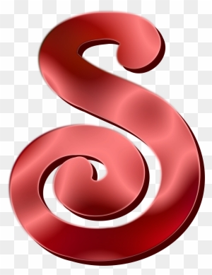 Effect Letters Alphabet Red Clip Art - Big Red Letter S - Free ...