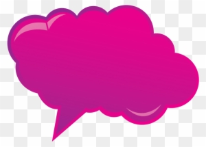 Happy Talk, Keep Talking Happy Talk » Pink Cloud Bubble - Clip Art ...