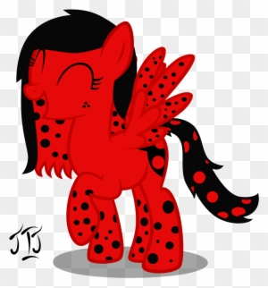 Crazy Lady Bug Is Happy Commission By Mlp-scribbles - Mlp Ladybug ...