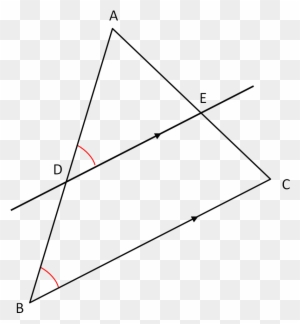 This Is Because The Apex Angle Is In Both Triangle - Triangle - Free ...