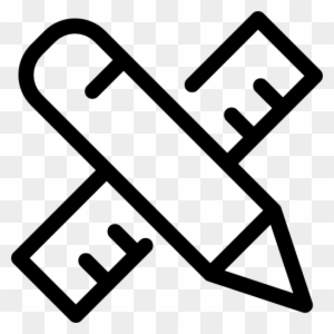 Ruler And Pencil Free Icon - Scale Icon Architect - Free Transparent ...