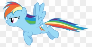 Vector - Draw Rainbow Dash Flying - Free Transparent PNG Clipart Images ...