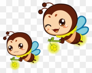 Cartoon Firefly Animation Insect - Firefly Cartoon - Free Transparent ...