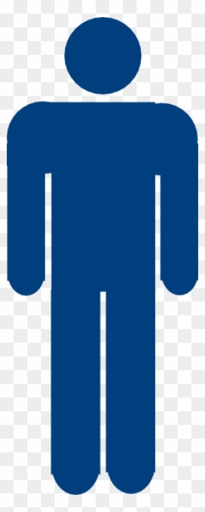 Blue Mens Toilet Sign - Free Transparent PNG Clipart Images Download