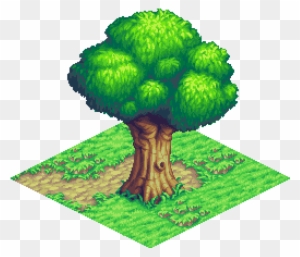 Tree Wood Axonometric Projection Isometric Projection - Isometric Tree Png - Free Transparent ...