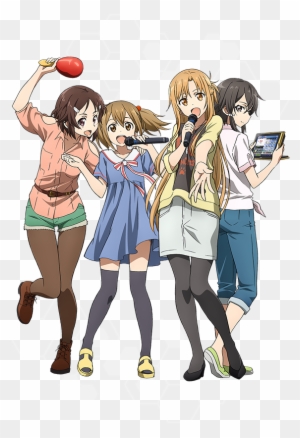 Girls - Asuna And Sinon Sao - Free Transparent PNG Clipart Images Download