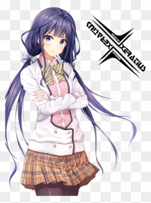 School Uniformsschool Uniform Animeschool - Adagaki Aki Render - Free ...