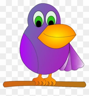 Violet Clipart Bird - Parrots Animation - Free Transparent PNG Clipart ...