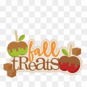 Fall Treats Title Svg Scrapbook Cut File Cute Clipart - Fall Snacks ...