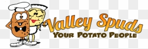 Valley Spuds Logo With Adjusted Slogan - Sweet Potato Slogan - Full ...