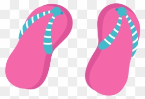 Beach Clipart Flip Flops - Summer Shoes Clip Art - Free Transparent PNG ...