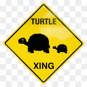 Xs67031 - Turtle Xing - Road Signs In Jamaica - Free Transparent PNG ...