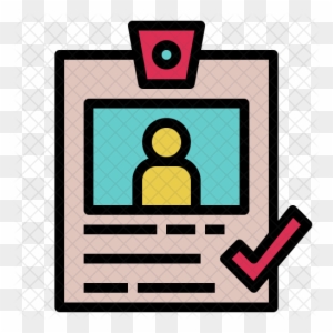 Identity Document Computer Icons Passport Clip Art - Id Card Icon Blue ...