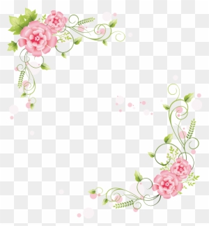 Pastel Floral Border Png - Free Transparent PNG Clipart Images Download