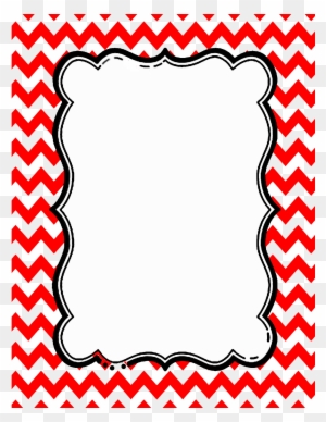 Red Black And White Chevron