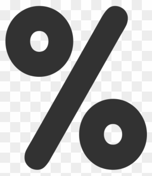 Percent Symbol Clip Art - Percentage Png Icon Black - Free Transparent ...