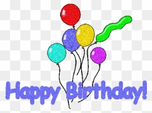Colorful Balloons - Happy Birthday Animated Gif With Song - Full Size ...
