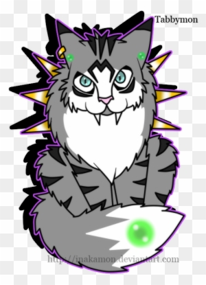 Tabbymon The Tabby Cat Digimon By Inakamon - Cartoon - Free Transparent ...