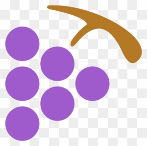 This Image Rendered As Png In Other Widths - Grape Symbol - Free ...