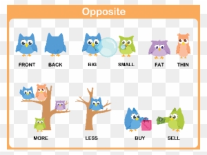 Word For Preschool - Opposite Clipart - Free Transparent PNG Clipart ...